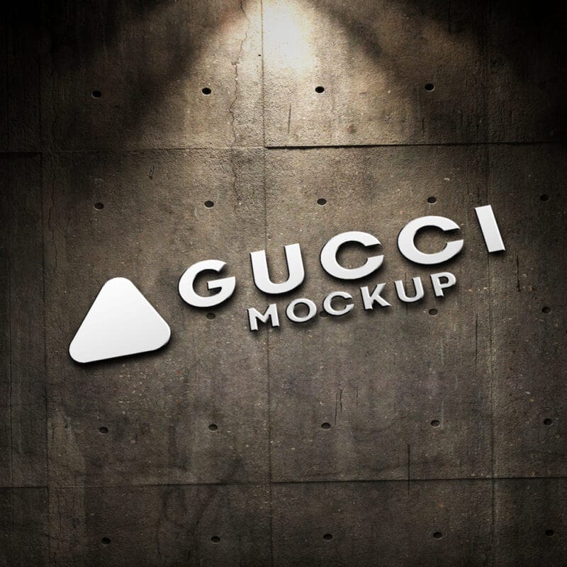 Free Show Light Logo Mockup PSD