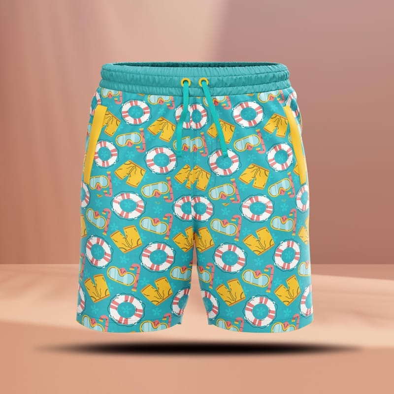 Swim Shorts Mockup Template PSD