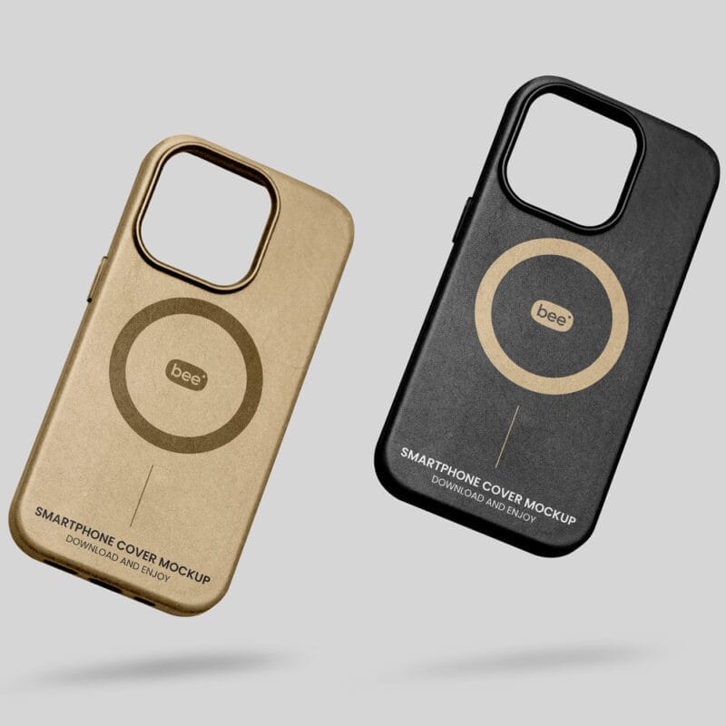 IPhone 15 Pro Case Mockup PSD