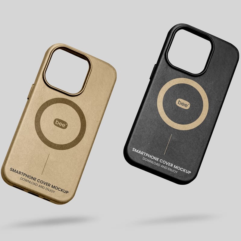 IPhone 15 Pro Case Mockup PSD