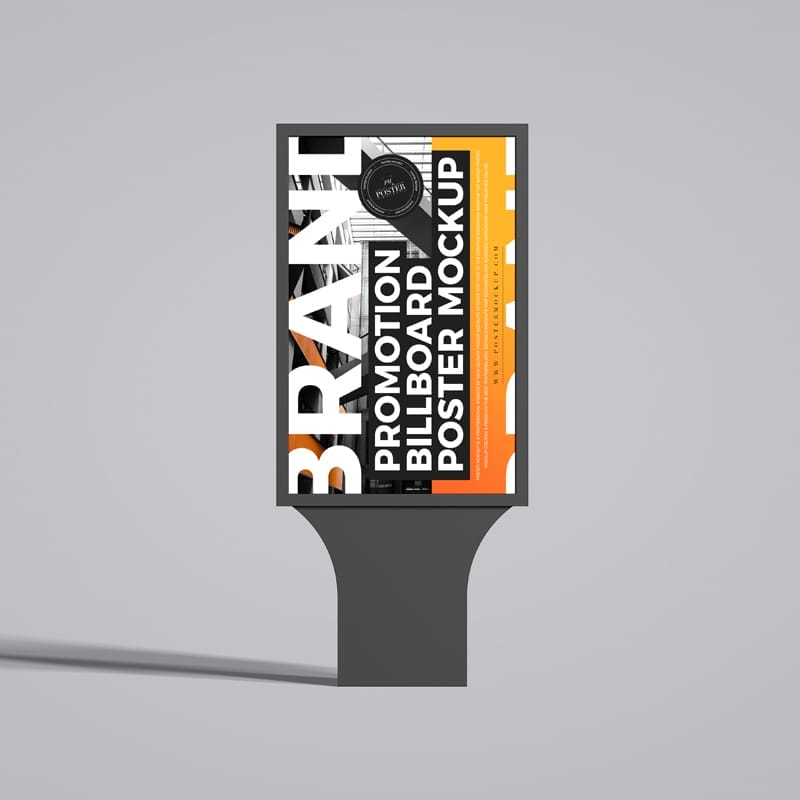 Brand Promotion Billboard Poster Mockup PSD
