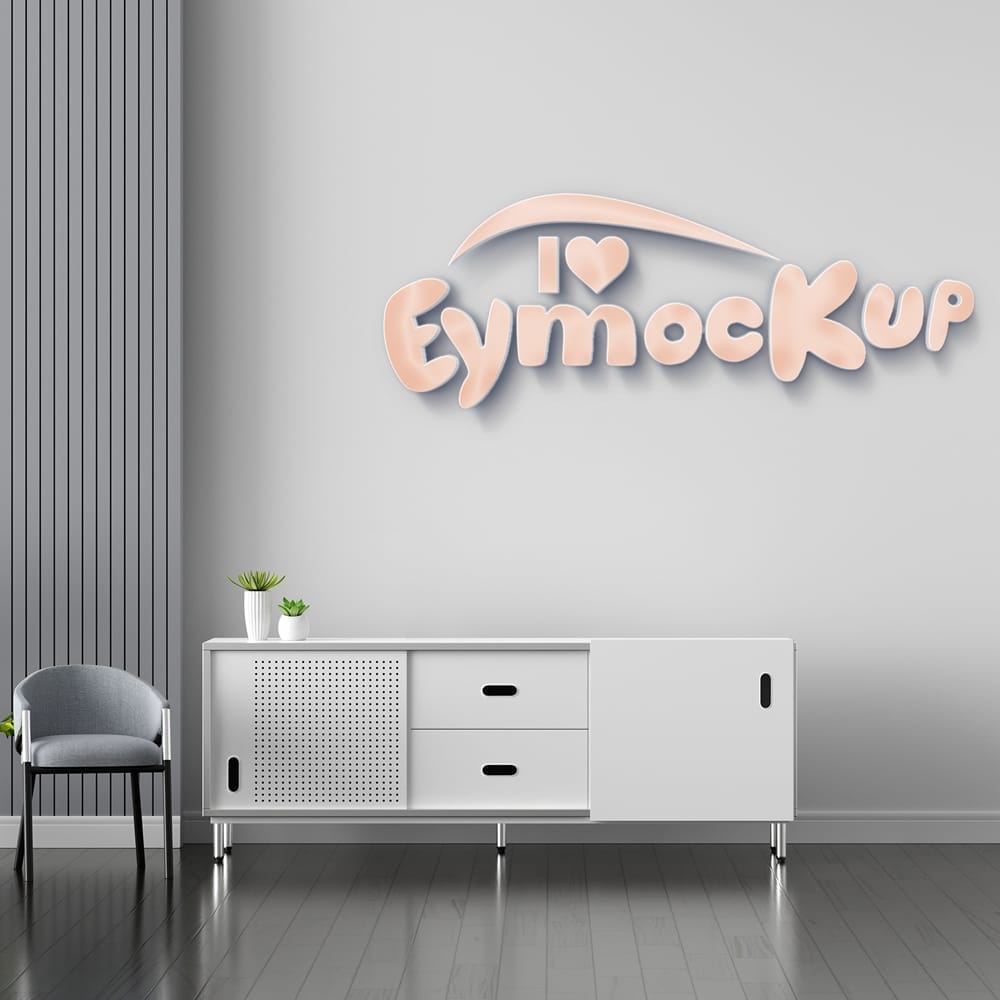 Free Interior Logo Mockup PSD