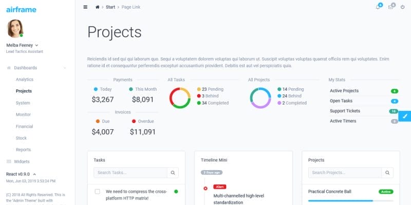 20+ Top React JS Dashboard Templates Of 2025
