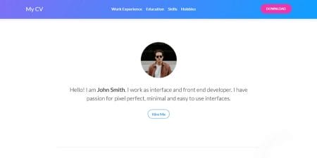Discover The Top Bootstrap Resume Templates