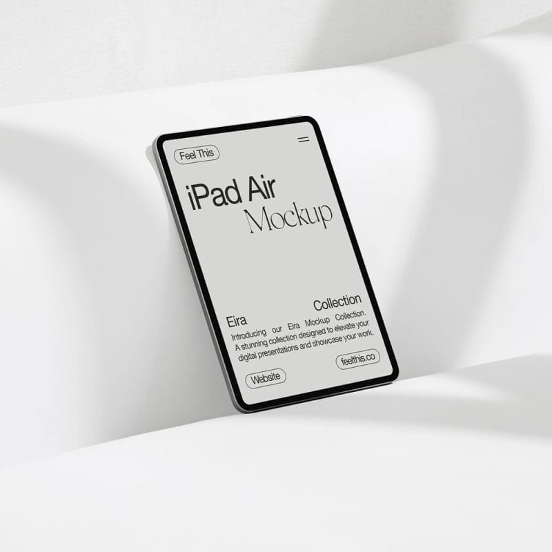 Free IPad Air Mockup Template PSD