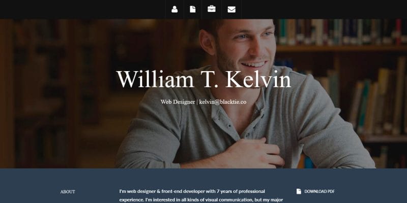 Discover The Top Bootstrap Resume Templates