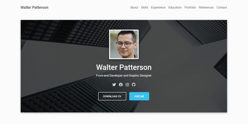 Discover The Top Bootstrap Resume Templates