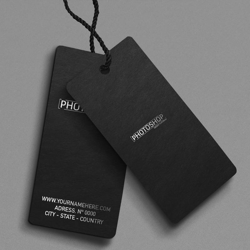 Free Paper Tag MockUp PSD