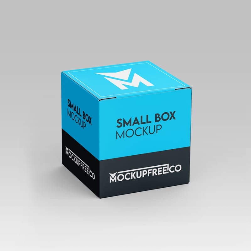 Free Small Box Mockup PSD
