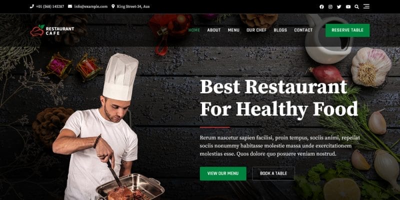 Impress Your Customers: Best Free Elementor Restaurant Templates Revealed