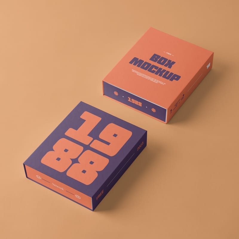 Free Boxes Mockup PSD