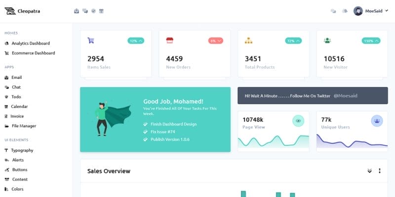 20 + Top Free Tailwind Admin Templates For Effortless Web Development