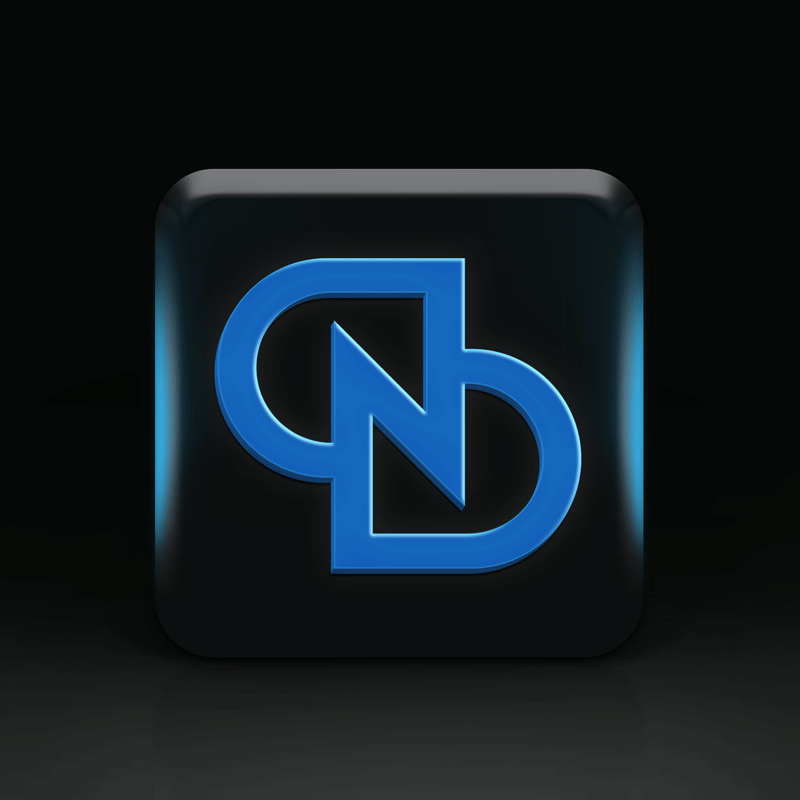 Free Dark Blue Logo Mockup PSD