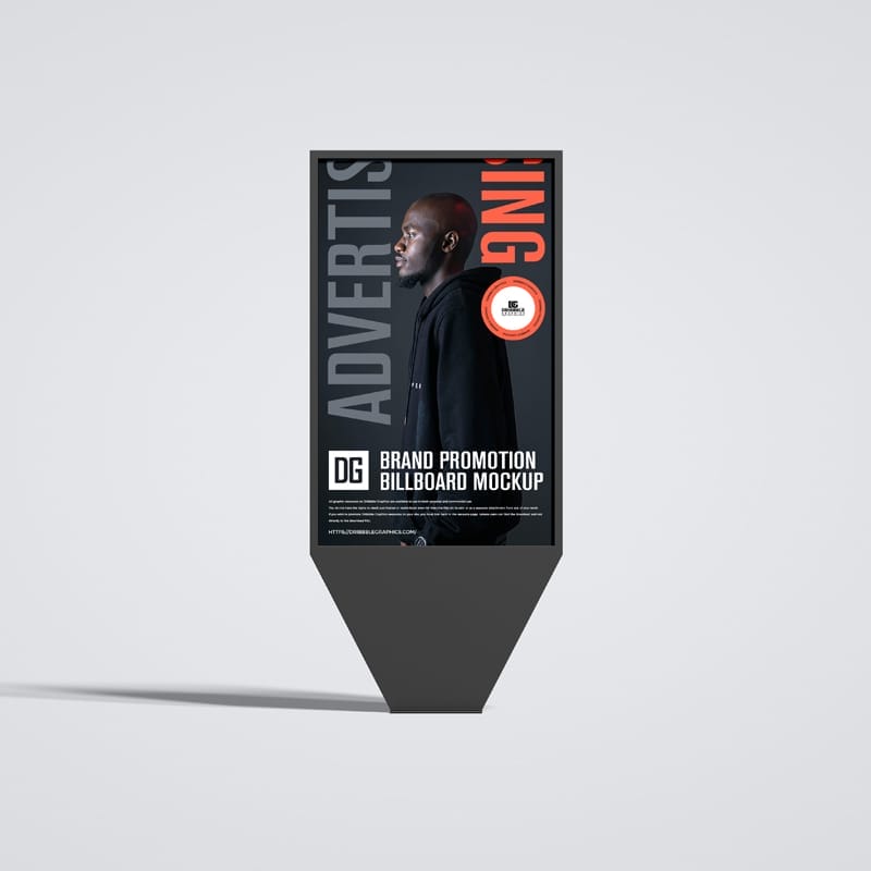 Free Outdoor Brand Promotion Billboard Mockup PSD