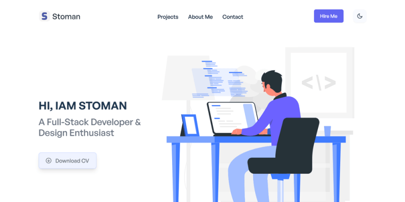 Top Free Tailwind Portfolio Templates To Showcase Your Work