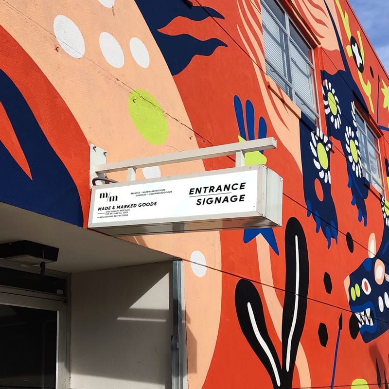 Free Shop Sign Mockup Template PSD