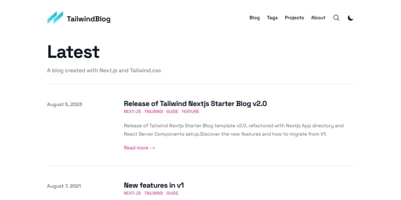 Stunning Tailwind Blog Templates For Free: Elevate Your Website Design