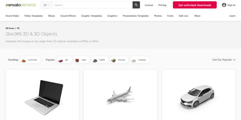 Discover The Best Websites For Free 3D Objects Download