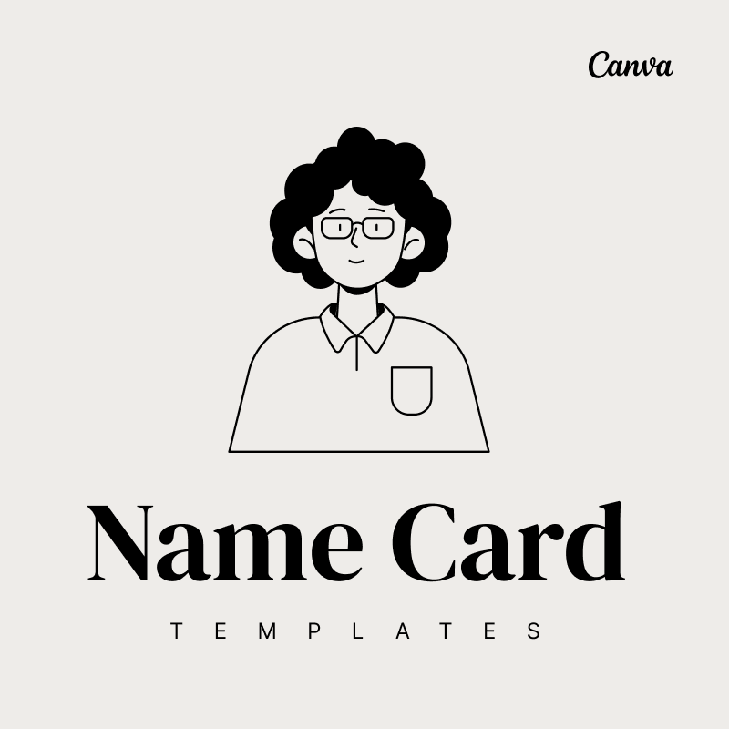 Eye-Catching Canva Name Card Templates For Professional Networking