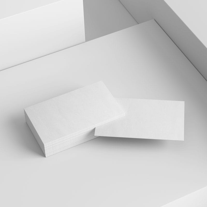 Free Business Card Stack Mockup PSD