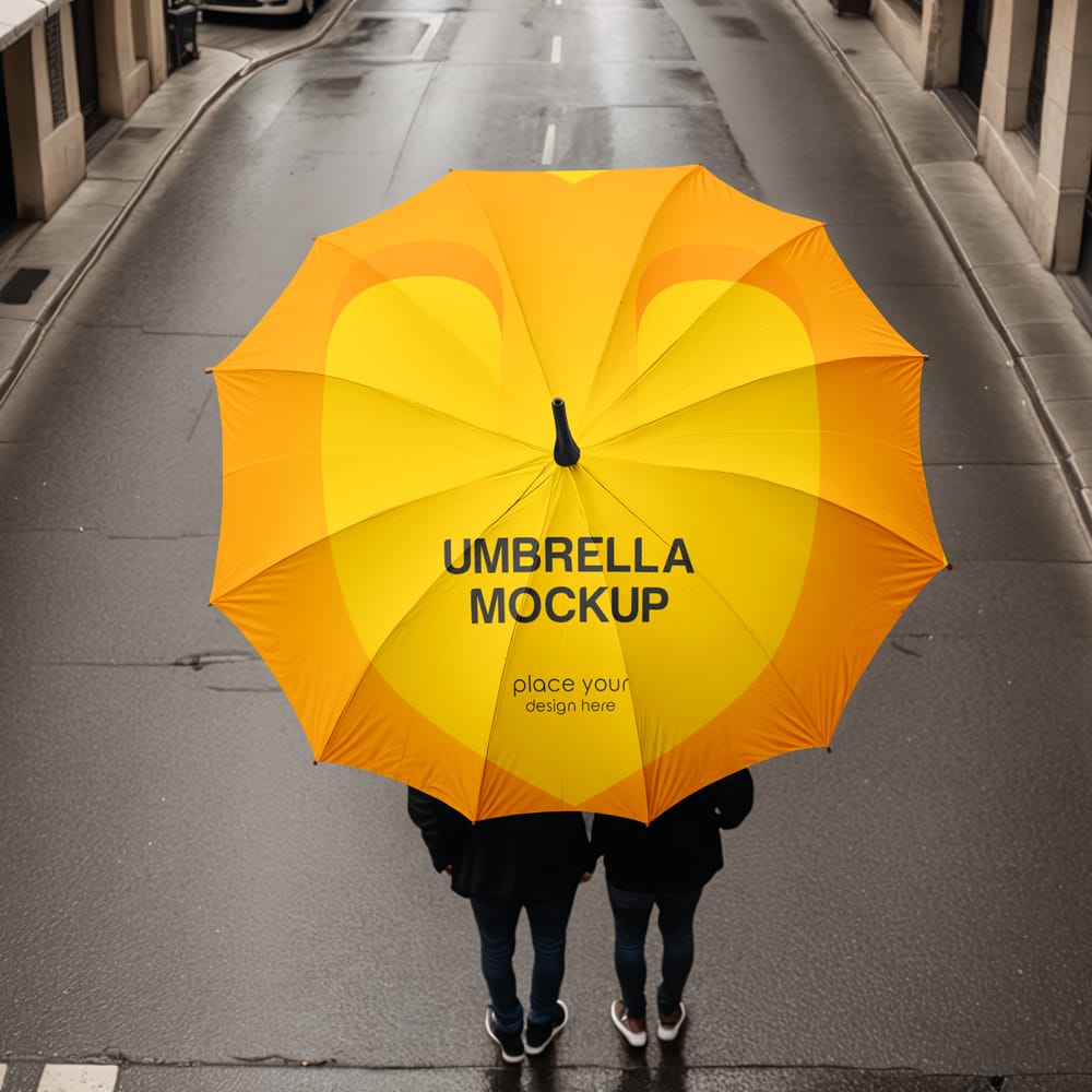 Free Umbrella Mockup Template Psd