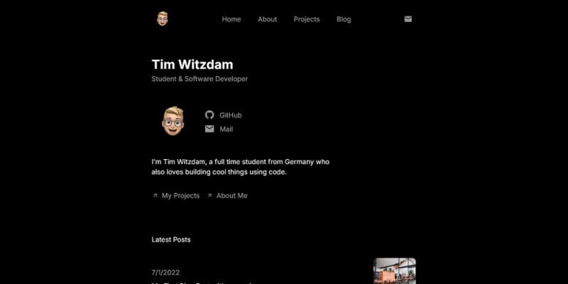Top Free Tailwind Portfolio Templates To Showcase Your Work