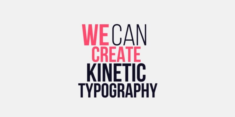 Unlock Your Creativity With Kinetic Typography: Free Templates To ...