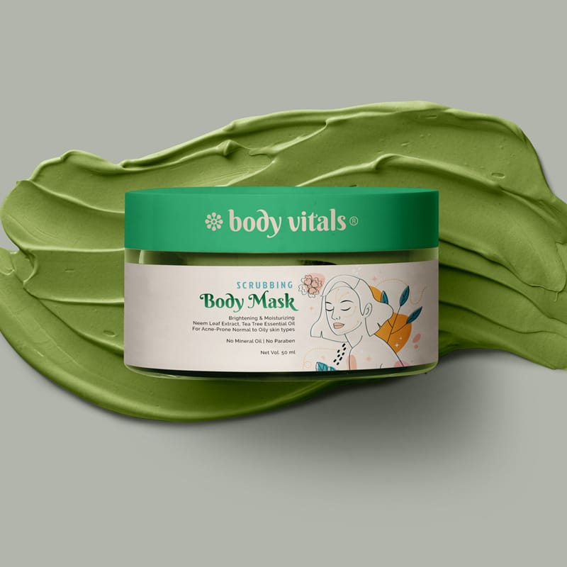Free Body Scrub Mask Cream Jar Mockup PSD