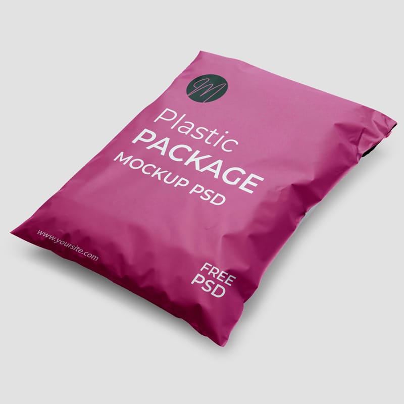 Free Plastic Package Mockup PSD