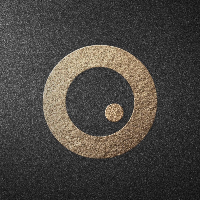 Free Embossed Logo Mockup Template PSD