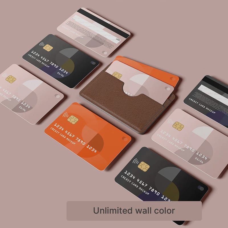 Free Debit And Credit Card Mockup Set PSD