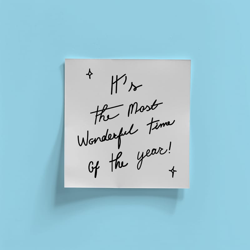 Free Square Post-it Mockup PSD