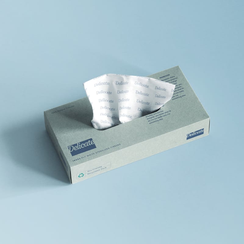 Free Tissue Box Mockup Template PSD