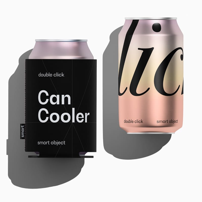 Free Can Cooler Mockup PSD Free Can Cooler Mockup PSD