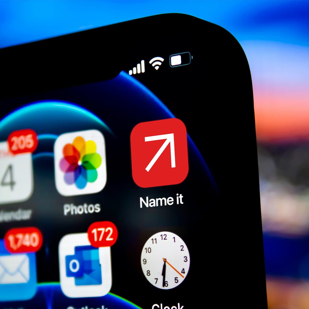 Free IOS App Icon Mockup PSD