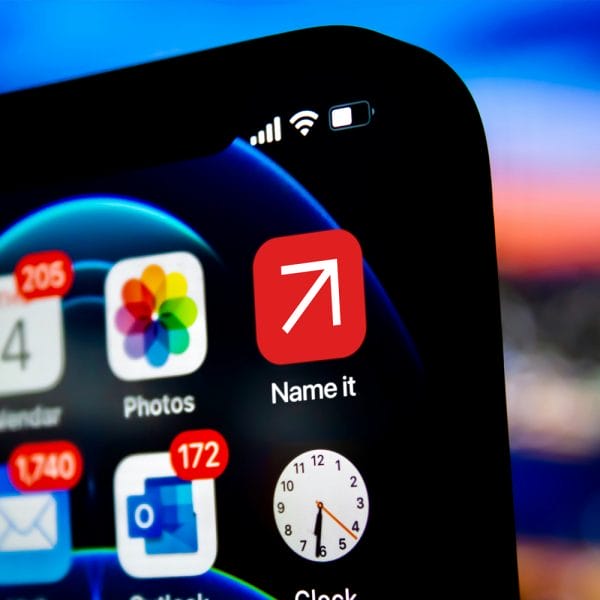 Free IOS App Icon Mockup PSD