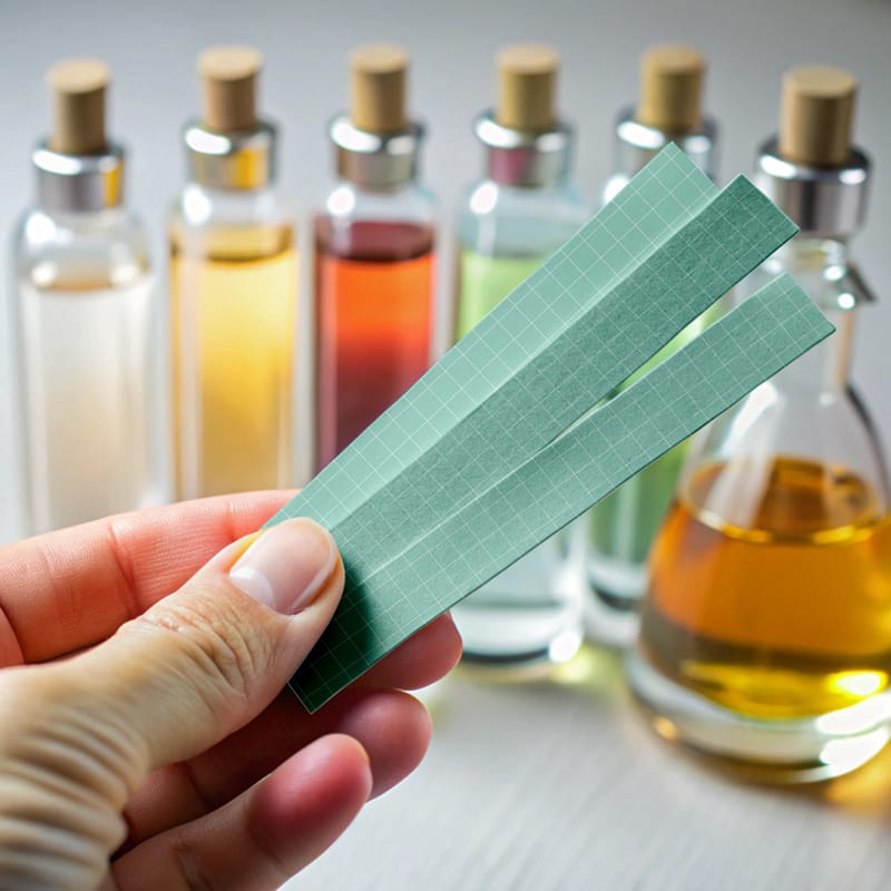 Free Perfume Tester Paper Strip Mockup PSD