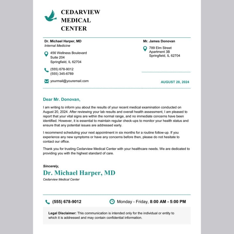 20+ Professional Doctor Letterhead Formats And Templates For Immediate Use