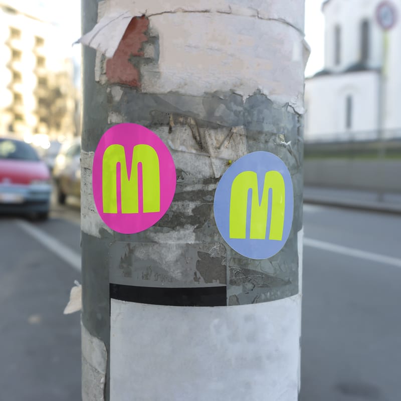 Free Stickers Mockup PSD