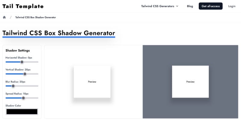Top 10 Tailwind Shadow Generators To Instantly Improve Your UI