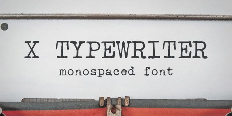 The Ultimate Collection Of Free Typewriter Fonts