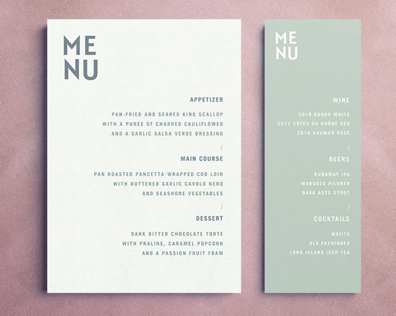 Top InDesign Menu Templates : Free & Premium Designs