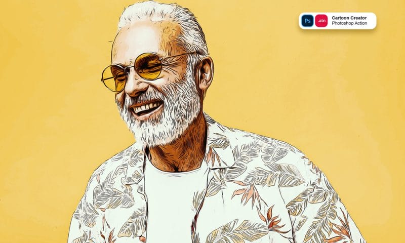 30 Best Cartoon Actions For Photoshop To Create Stunning Comic Effects ...