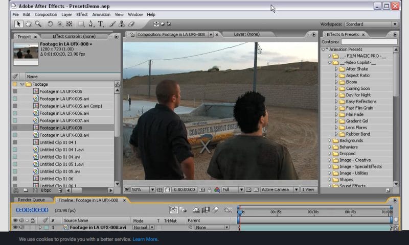50+ Free Presets For After Effects: Top Animation, Text & Transition Packs