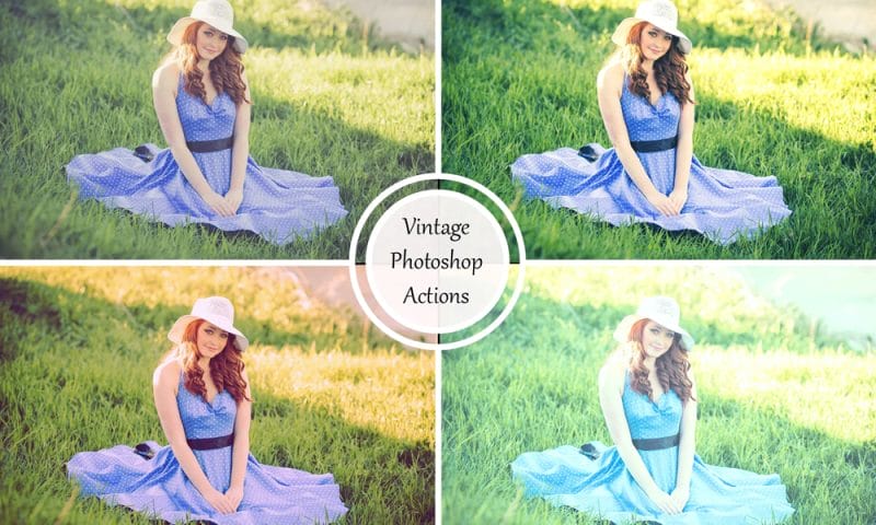 20+ Free Retro Photoshop Actions For Vintage Effects