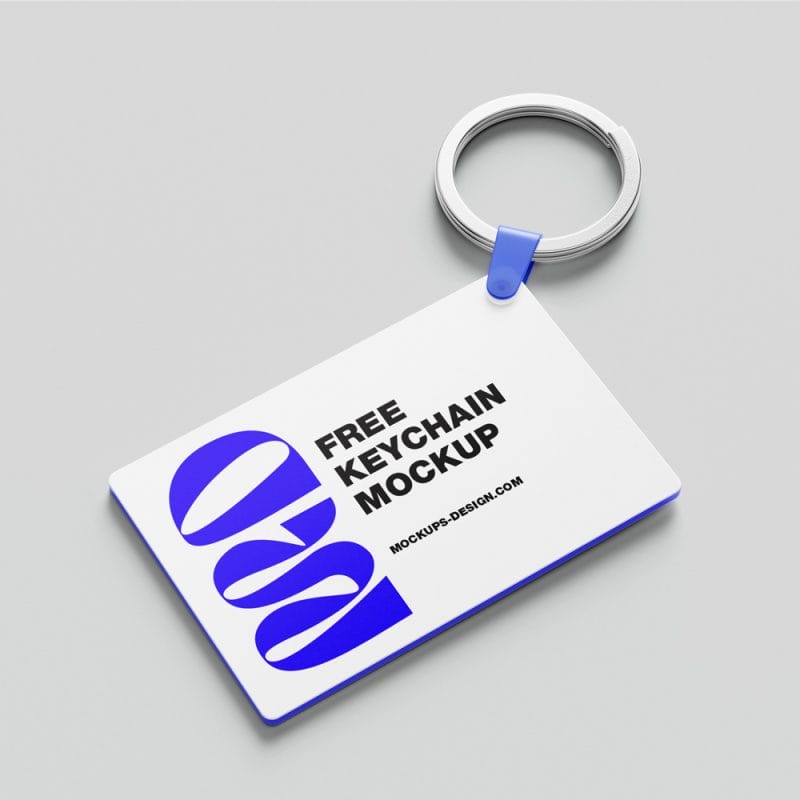 Free Versatile Keychain Mockup PSD