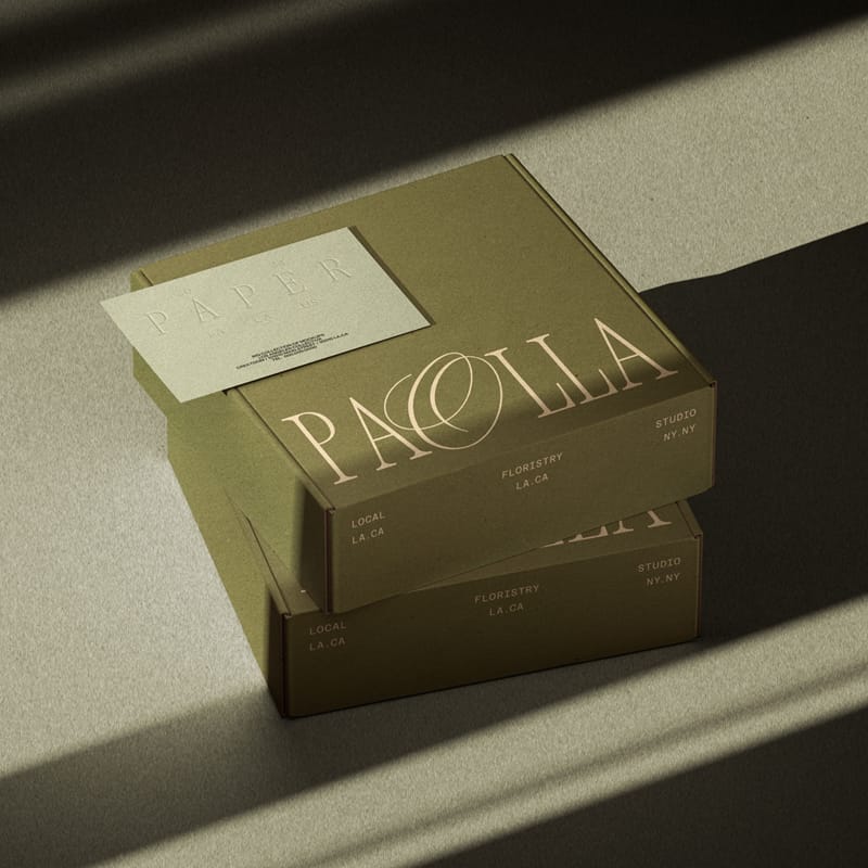 Free Square Cardboard Mailbox Wih Paper Mockups Shadow Overlay PSD