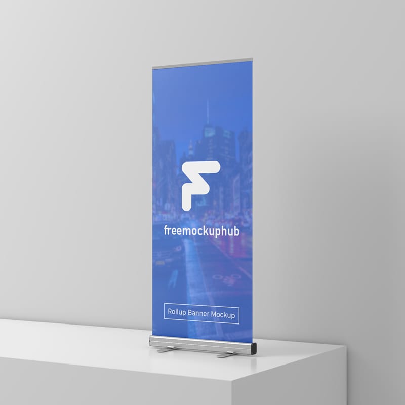 Free Event Rollup Standee Mockup PSD Free Event Rollup Standee Mockup PSD