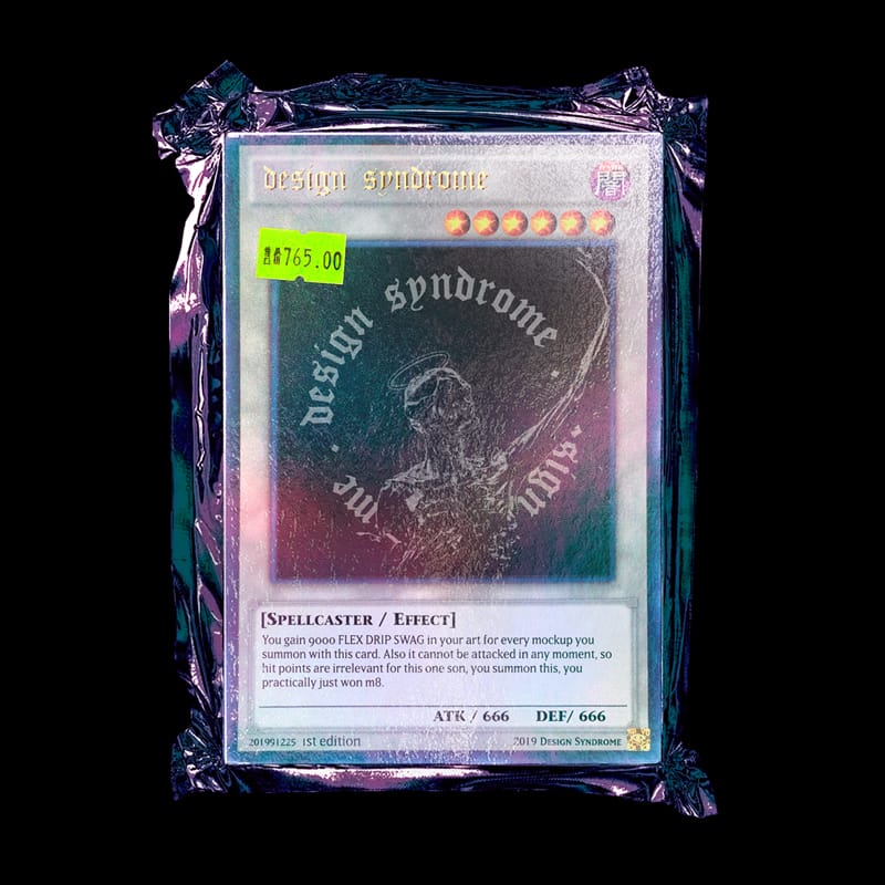 Free Yu-Gi Card Mockup PSD