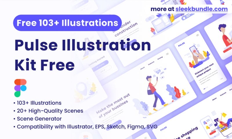 12 Best Free Illustrations For Figma (Kits & Packs)